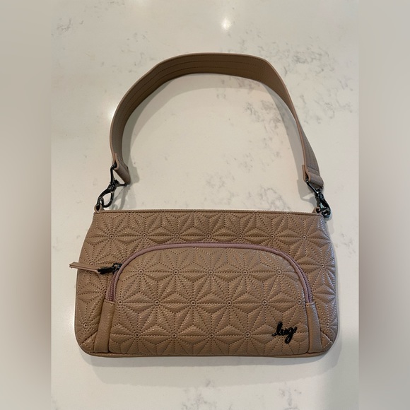 lug | Bags | Lug Flyer Tan Color Shoulder Bag | Poshmark